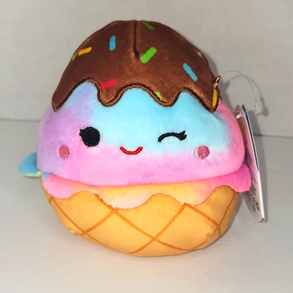 Squishmallows | Toys | Custom Glady Rainbow Ice Cream Sundae Original ...